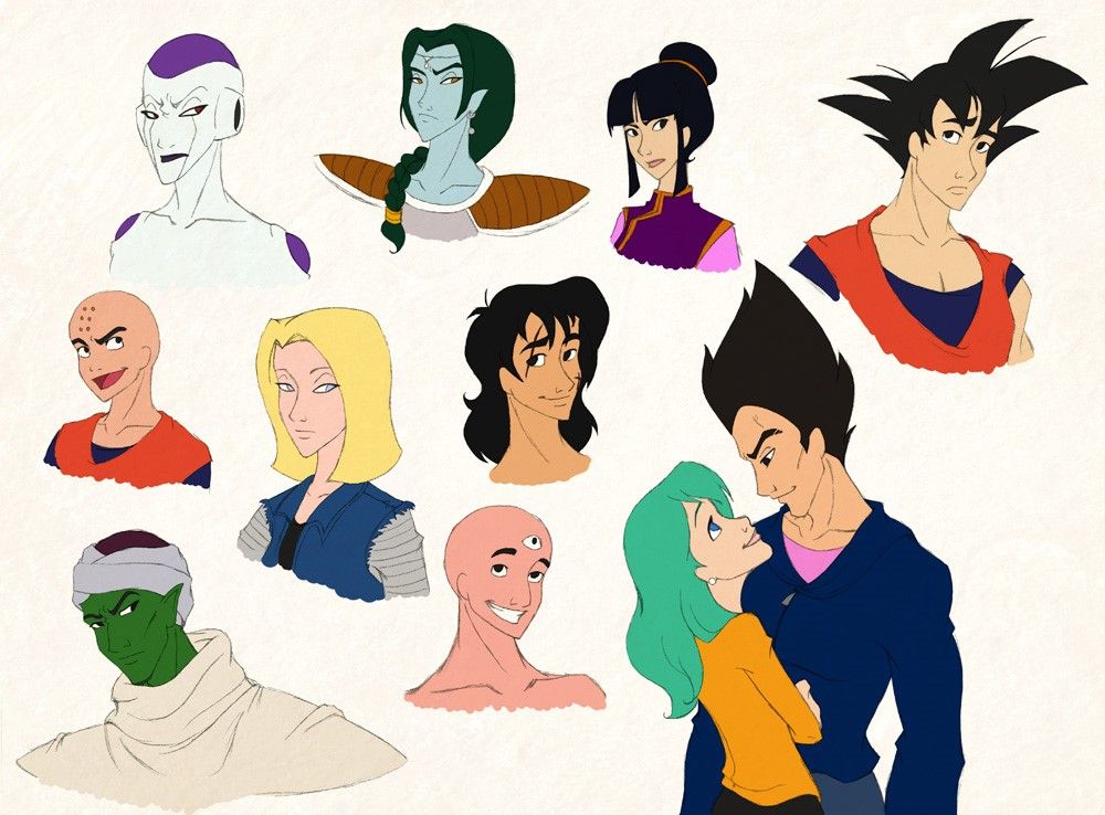 Dragon Ball Villains Reimagined As Disney Characters