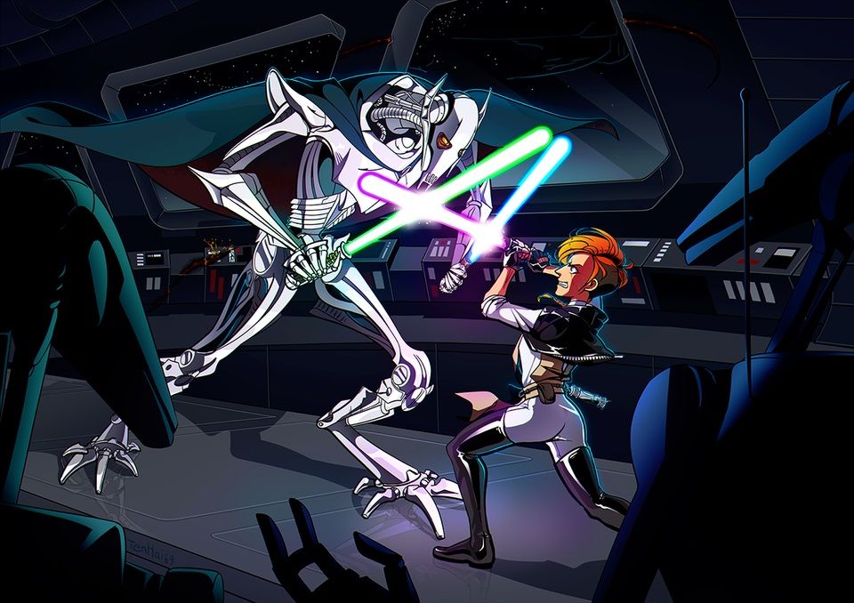 Star Wars: 10 Pieces Of General Grievous Fan Art That Command Respect