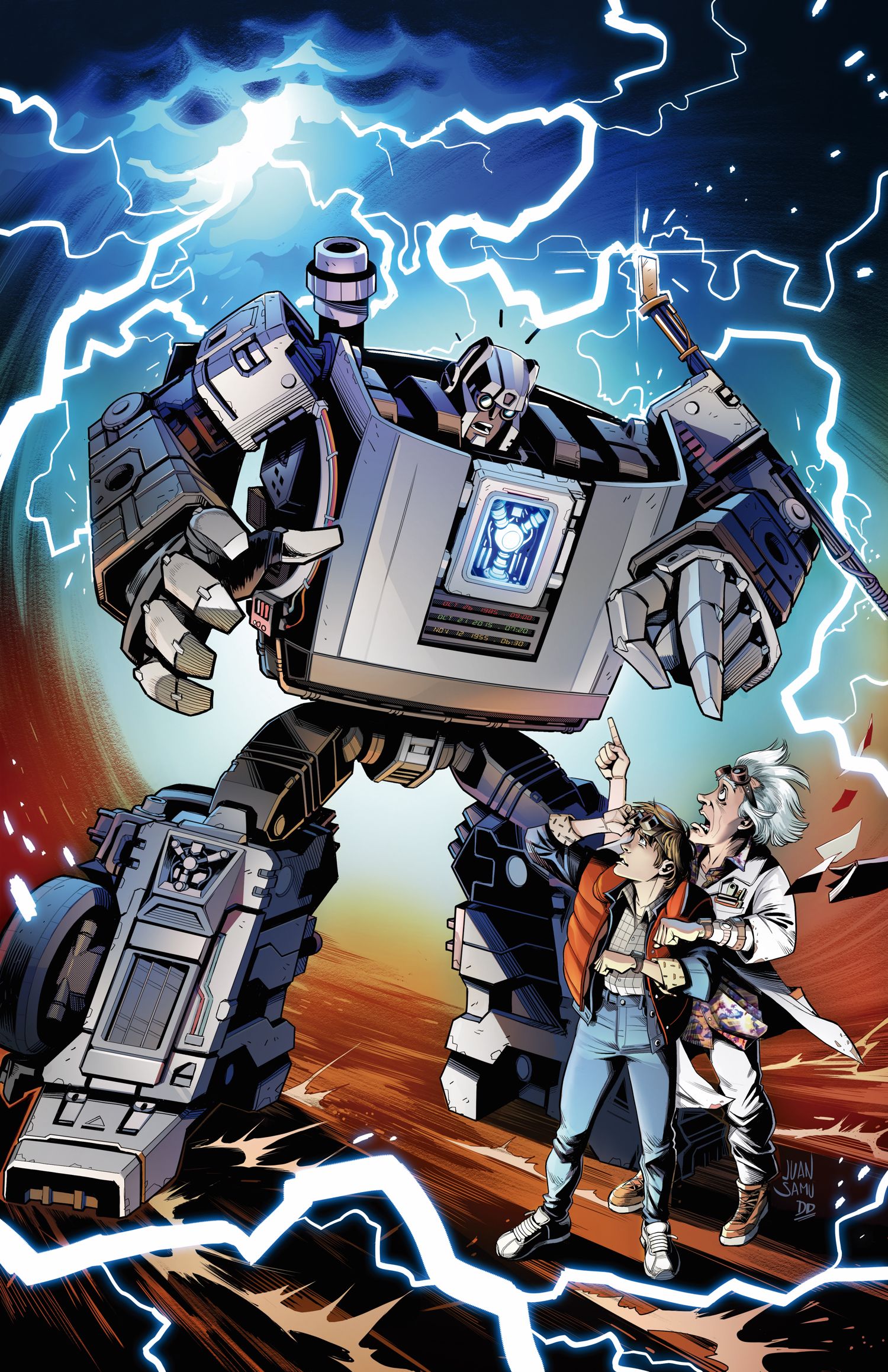 Transformers Meets Back to the Future in IDW Crossover