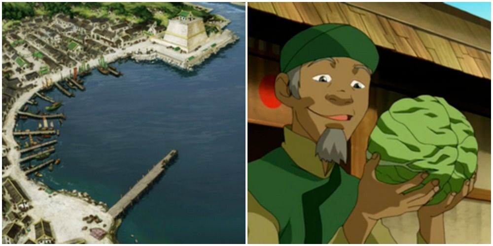 Avatar The Last Airbender: 10 Funniest Cabbage Man Moments, Ranked