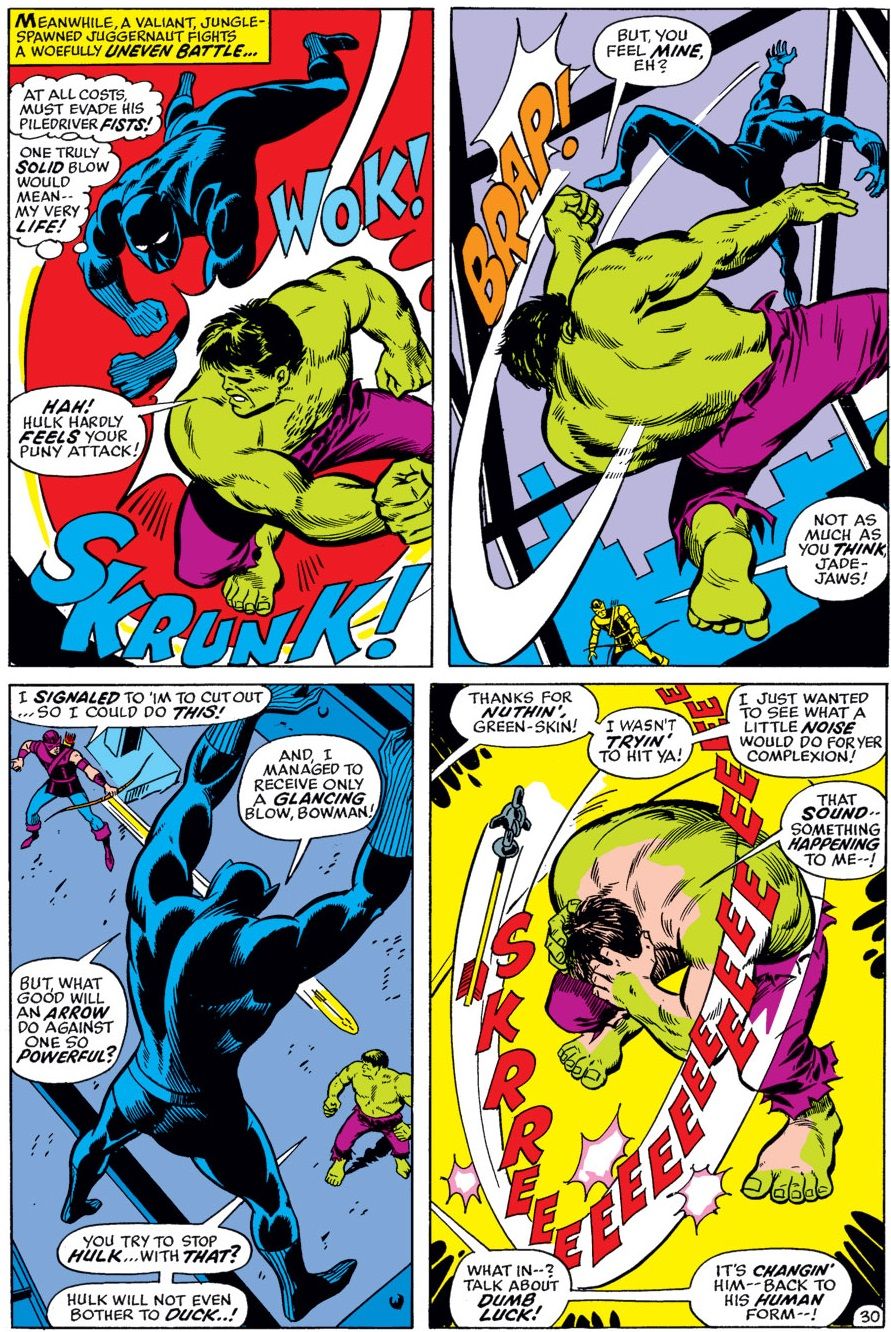 Avengers: How Hawkeye & Black Panther Beat the Hulk