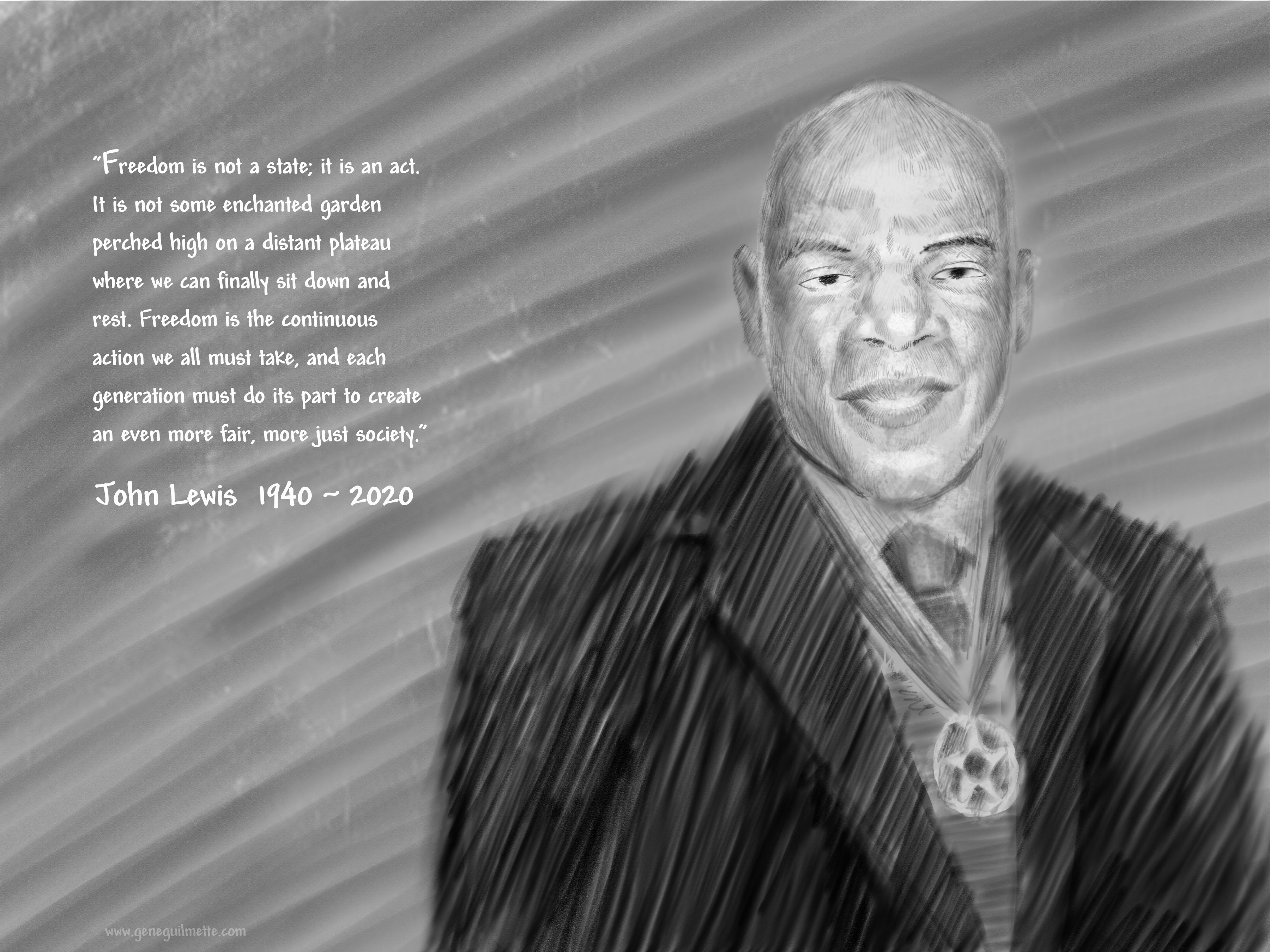 Line it is Drawn: Tribute to Rep. John Lewis