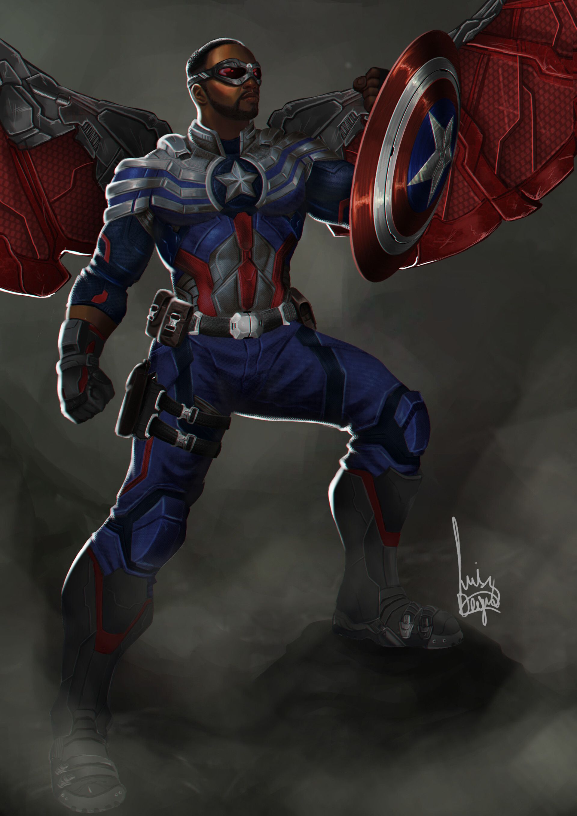 10 Best Fanart Images Of Captain America (That Aren't Steve Rogers)