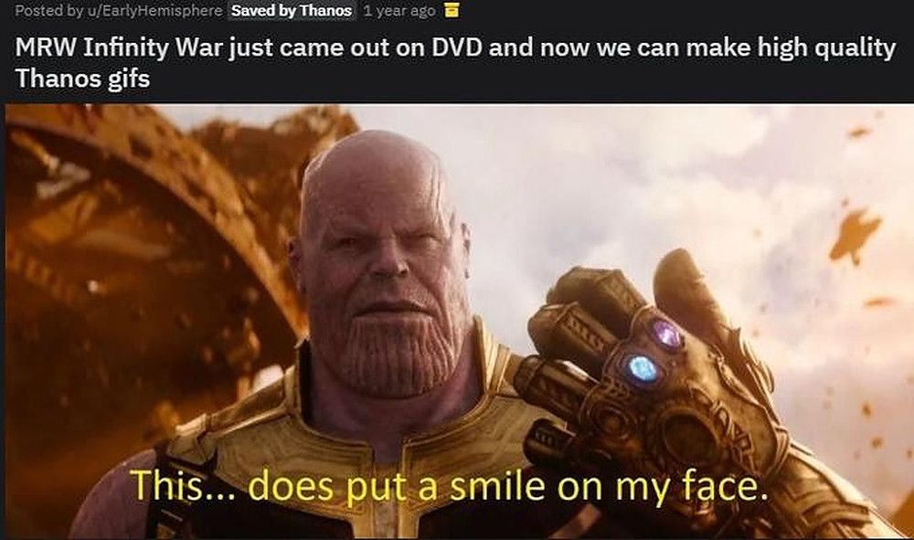 Thanos: 10 "This Does Put A Smile On My Face" Memes That Make Us Laugh