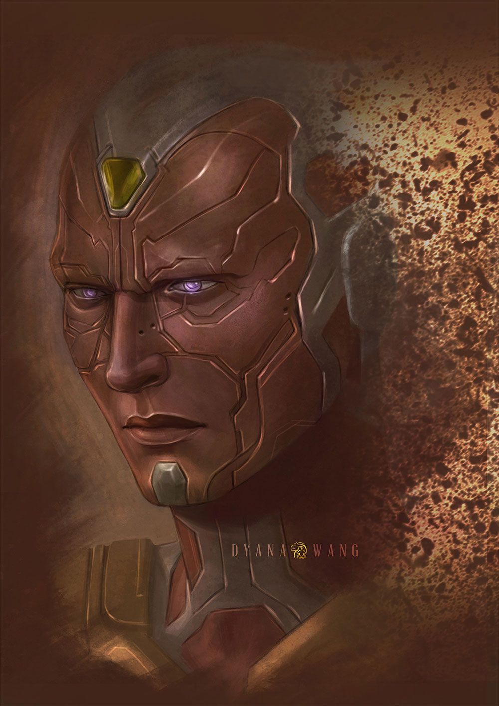 I Was Born Yesterday: 10 Of The Coolest Vision Fan Art Pieces Around