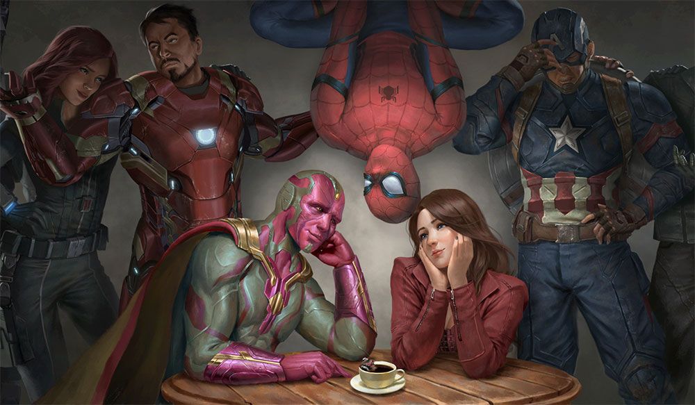 I Was Born Yesterday: 10 Of The Coolest Vision Fan Art Pieces Around