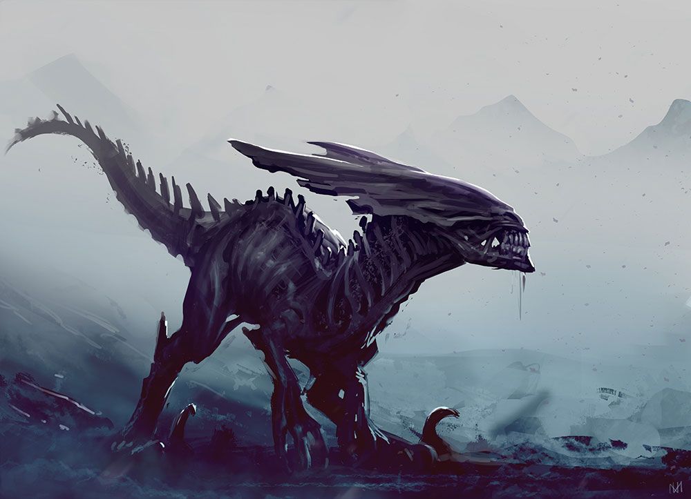 Aliens: 10 Incredibly Awesome Pieces Of Fan Art Featuring The Xenomorphs