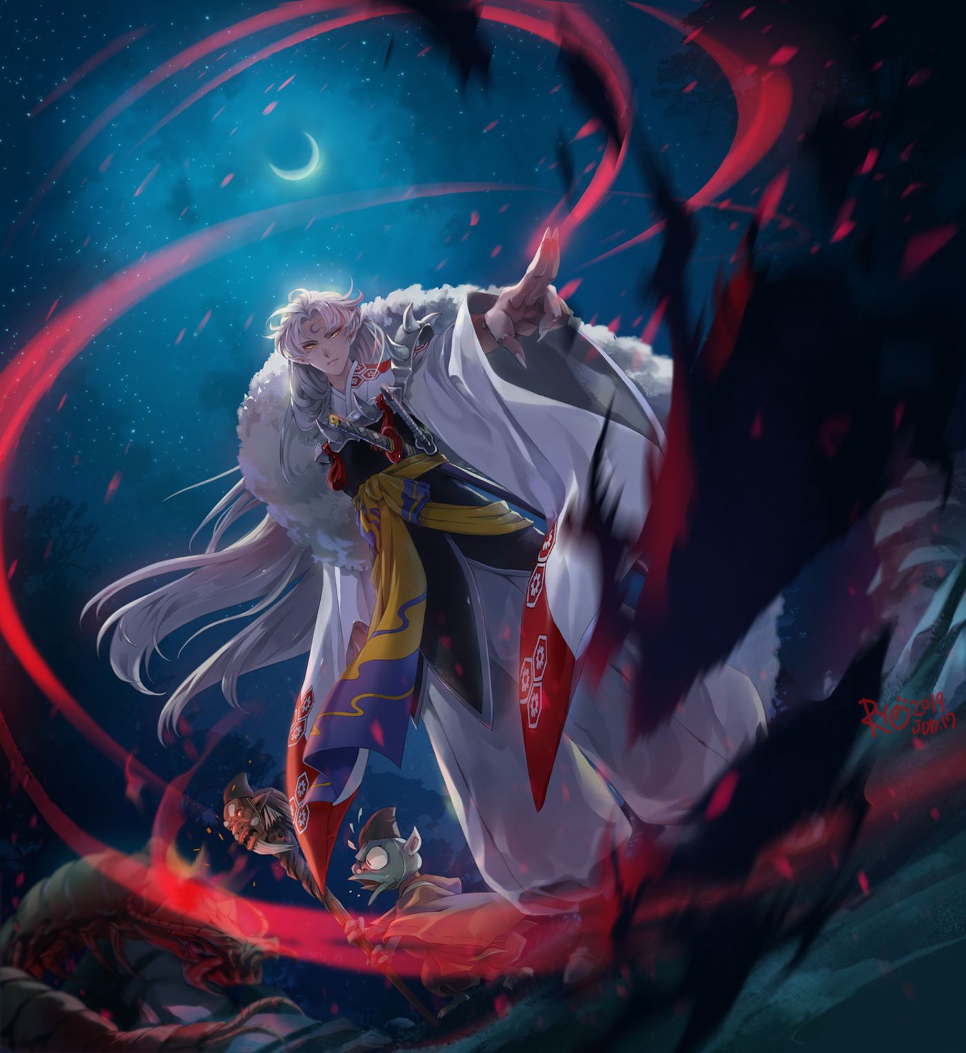 Inuyasha 10 Pieces Of Sesshomaru Fan Art