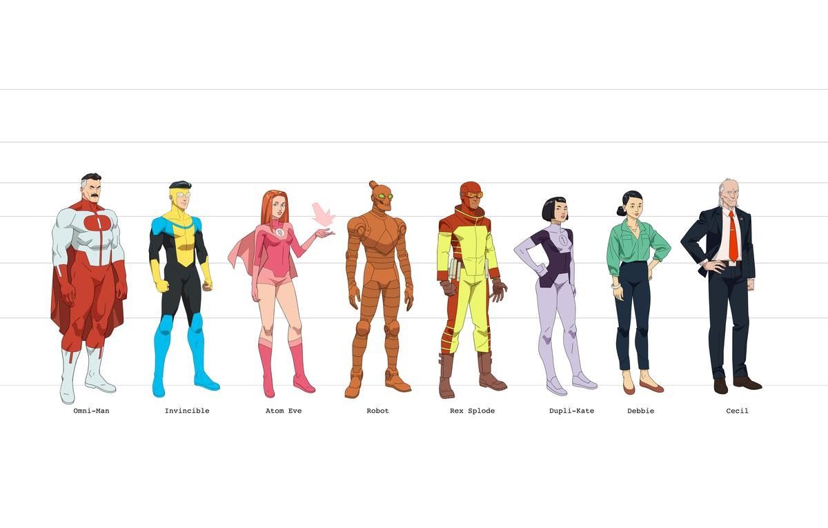 Invincible Officially Debuts Early Look at Animated Series Artwork