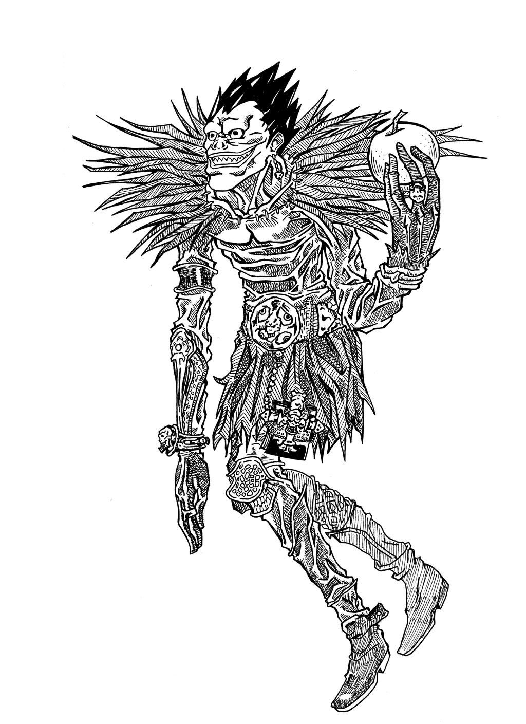 Death Note: 10 Cool Ryuk Fan Art Pictures You'll Like