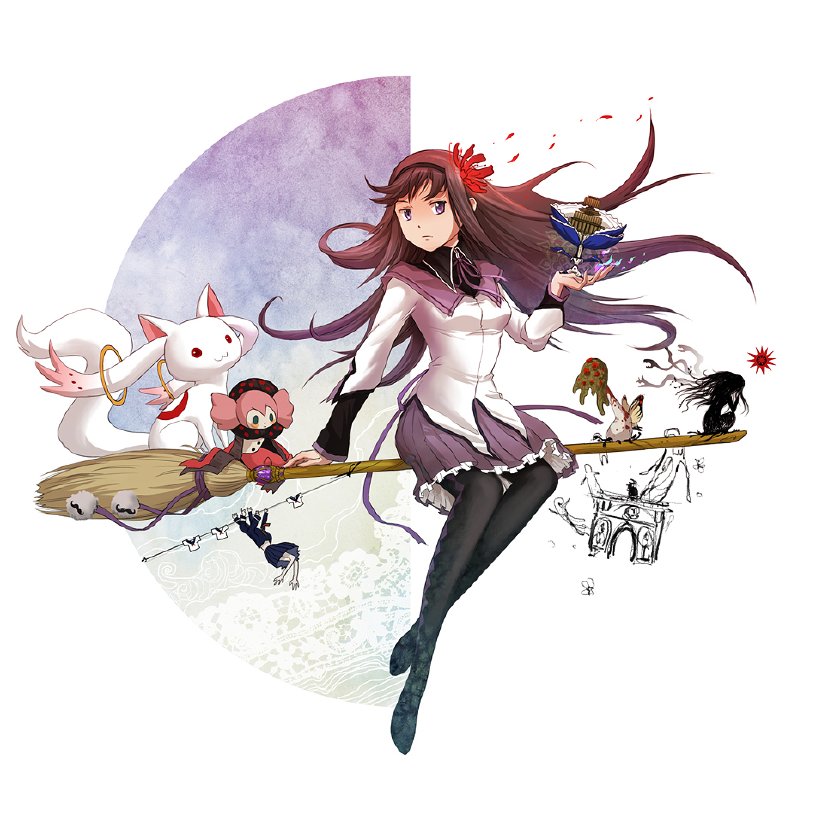 Puella Magi Madoka Magica: 10 Pieces Of Homura Fan Art