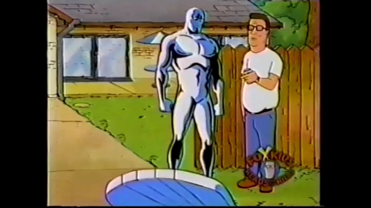 Hank Hill Met Silver Surfer in a WEIRD FOX TV Crossover