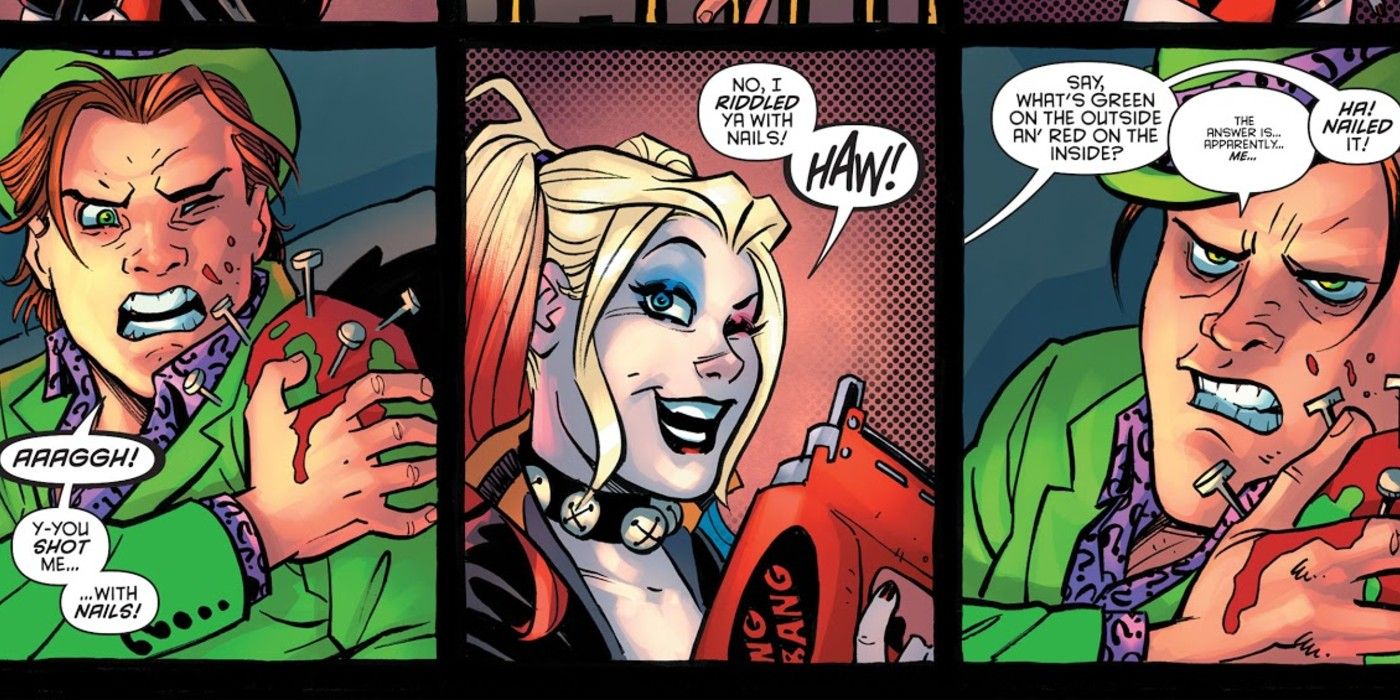 Harley Quinn Just Out-Riddled the Riddler