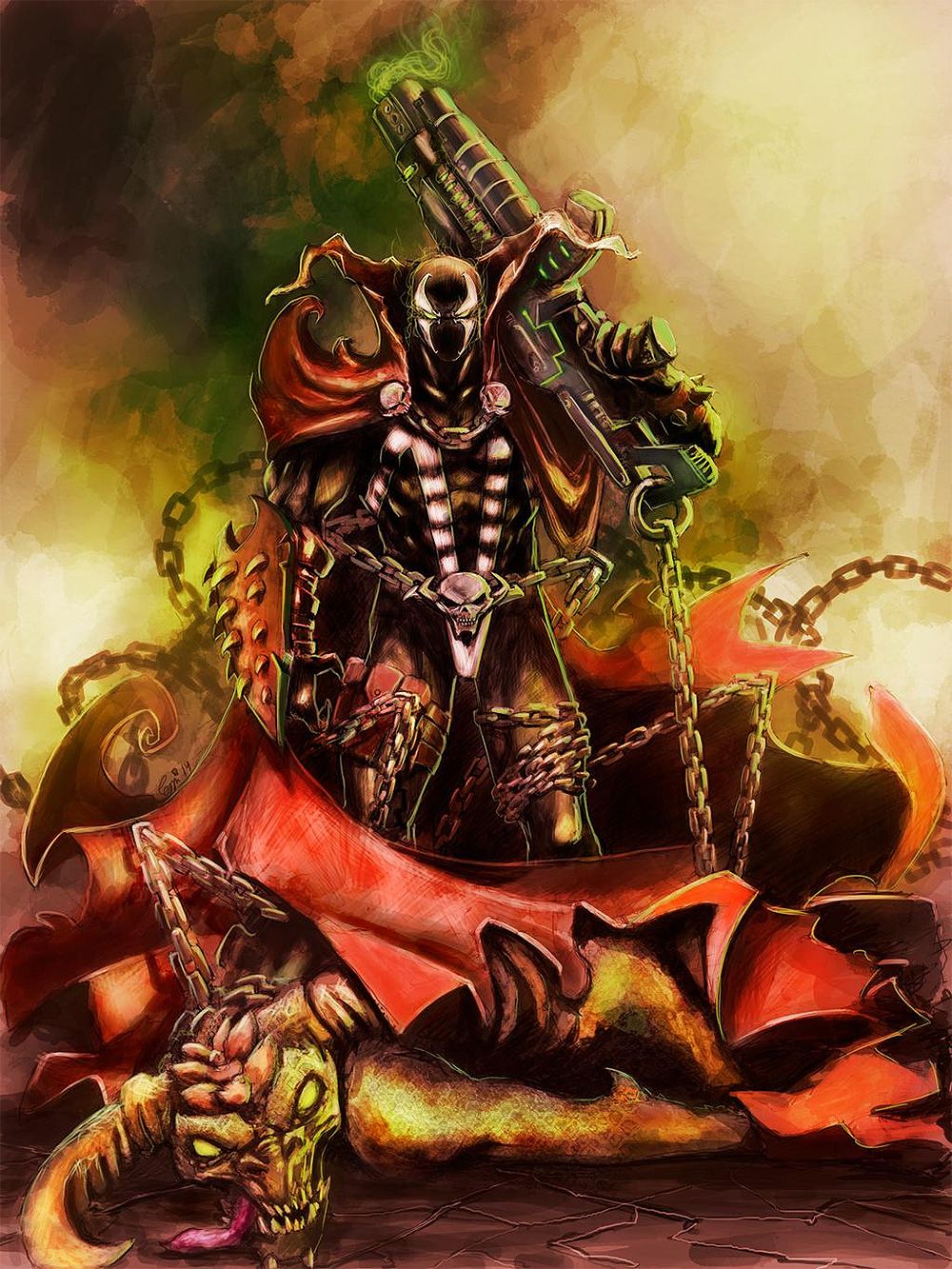 10 Pieces Of Fan Art Featuring Spawn To Get You In The Mood For Halloween