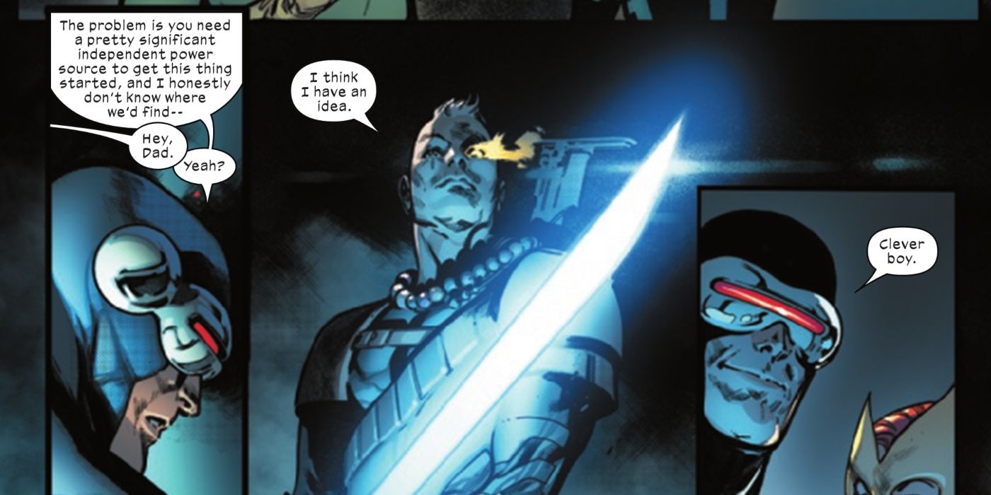 X of Swords: Cyclops, Cable, and Jean Grey Find Marvel's Biggest Sword Yet