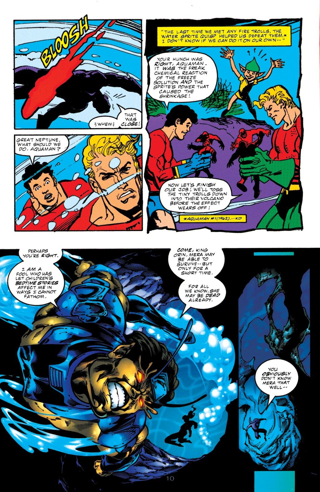 Aquaman: The Race to Return Qwisp to DC Continuity