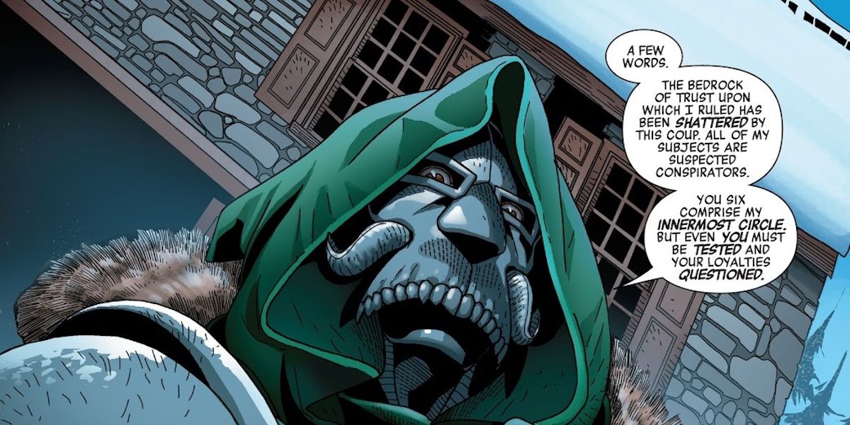 Doctor Doom Unveils His Most GNARLY Mask Yet
