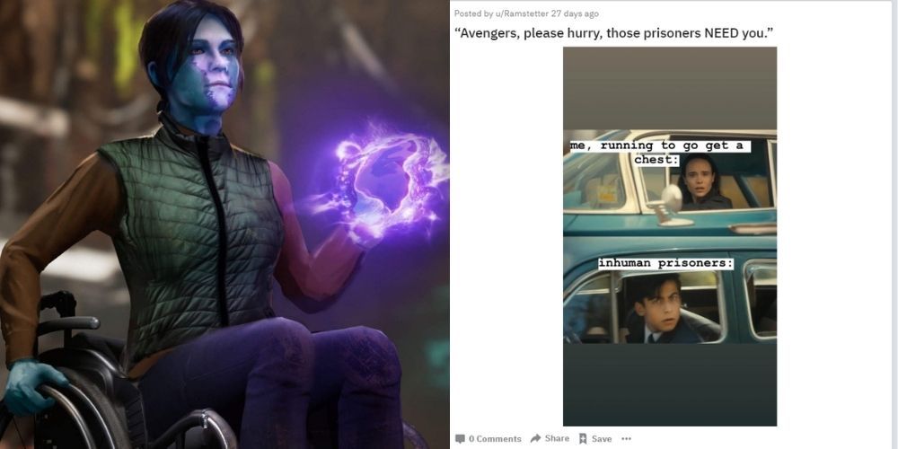 Marvel's Avengers: 10 Hilarious Video Game Logic Memes Only True Fans ...