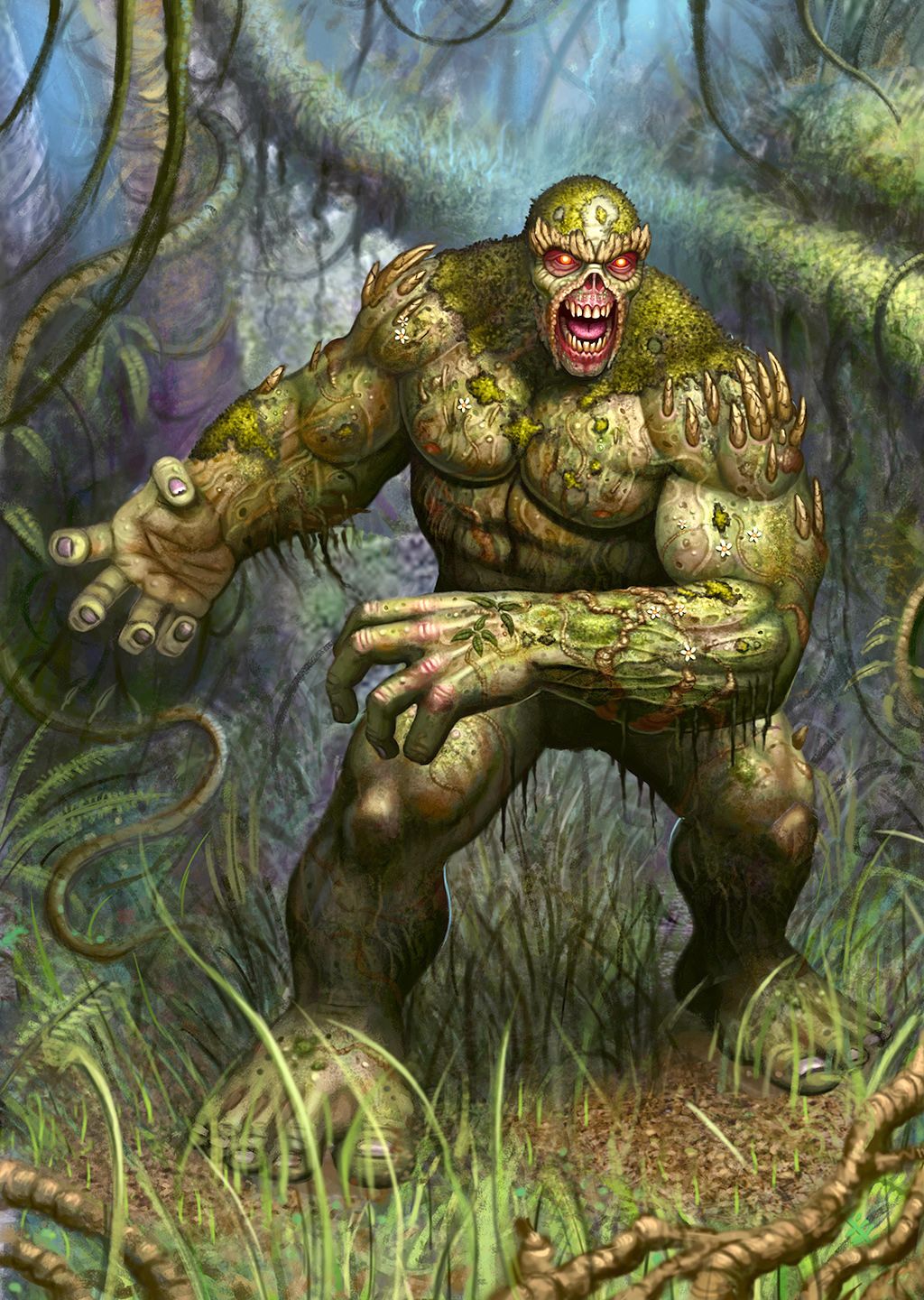 10 Pieces Of Swamp Thing Fan Art That Make You Love Mother Nature