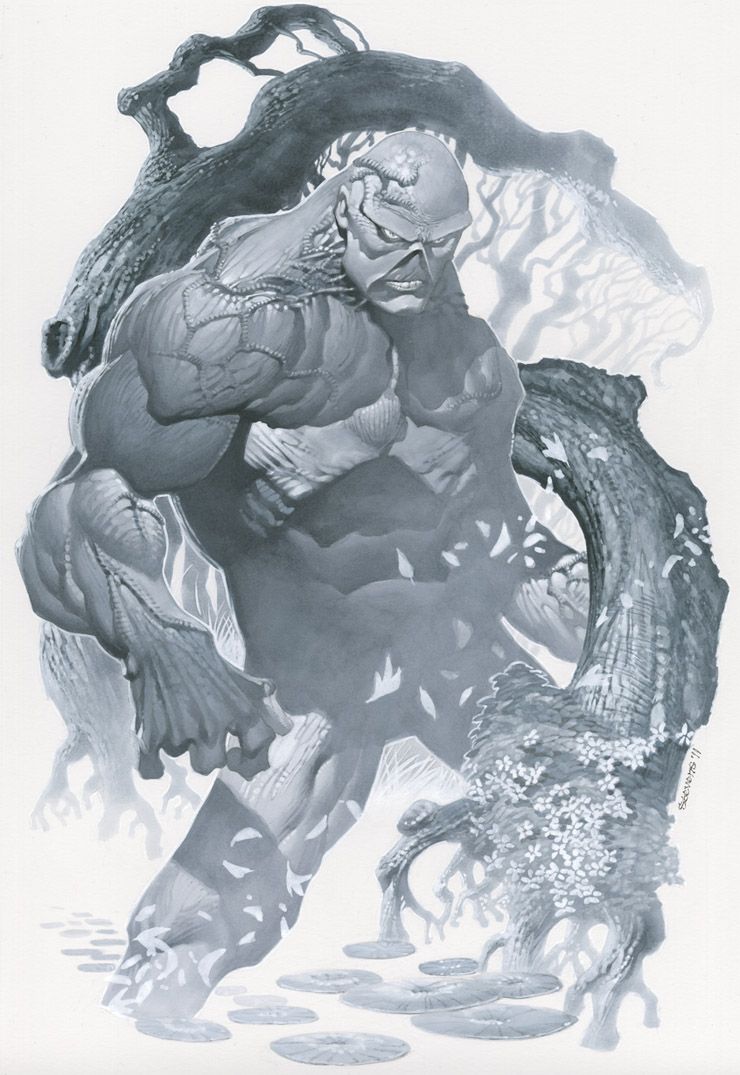 10 Pieces Of Swamp Thing Fan Art That Make You Love Mother Nature