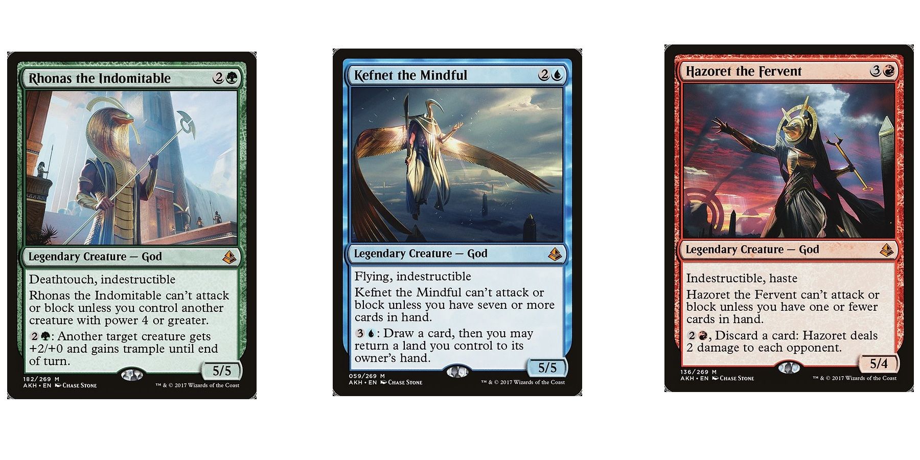 Magic: The Gathering - Who Are the 5 Gods of the Amonkhet Trials?