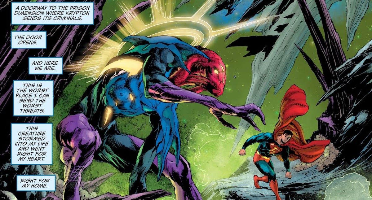 Superman's Newest Alien Threat Takes Him to the Phantom Zone