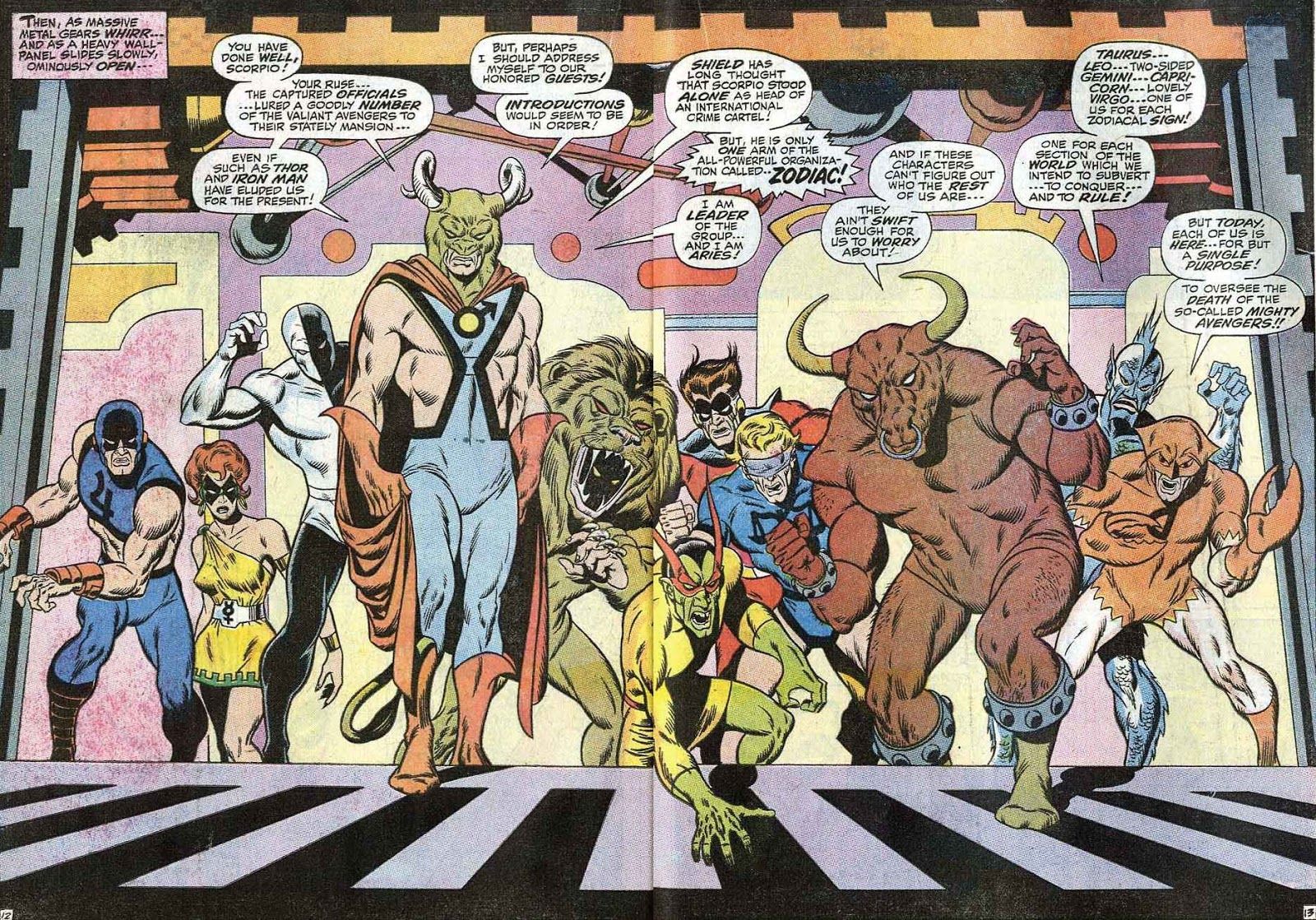 The Zodiac Debuts as the Avengers Solve the Mystery of Scorpio