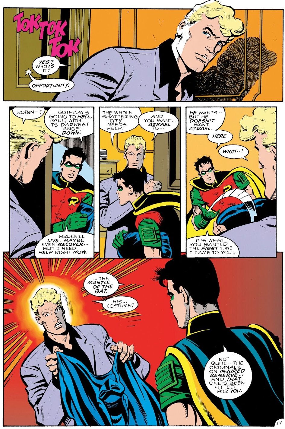 How Jean-Paul Valley Was Chosen to Become the New Batman in Knightfall