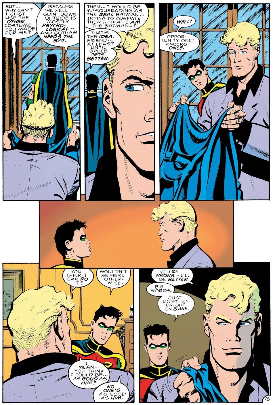 How Jean-Paul Valley Was Chosen to Become the New Batman in Knightfall