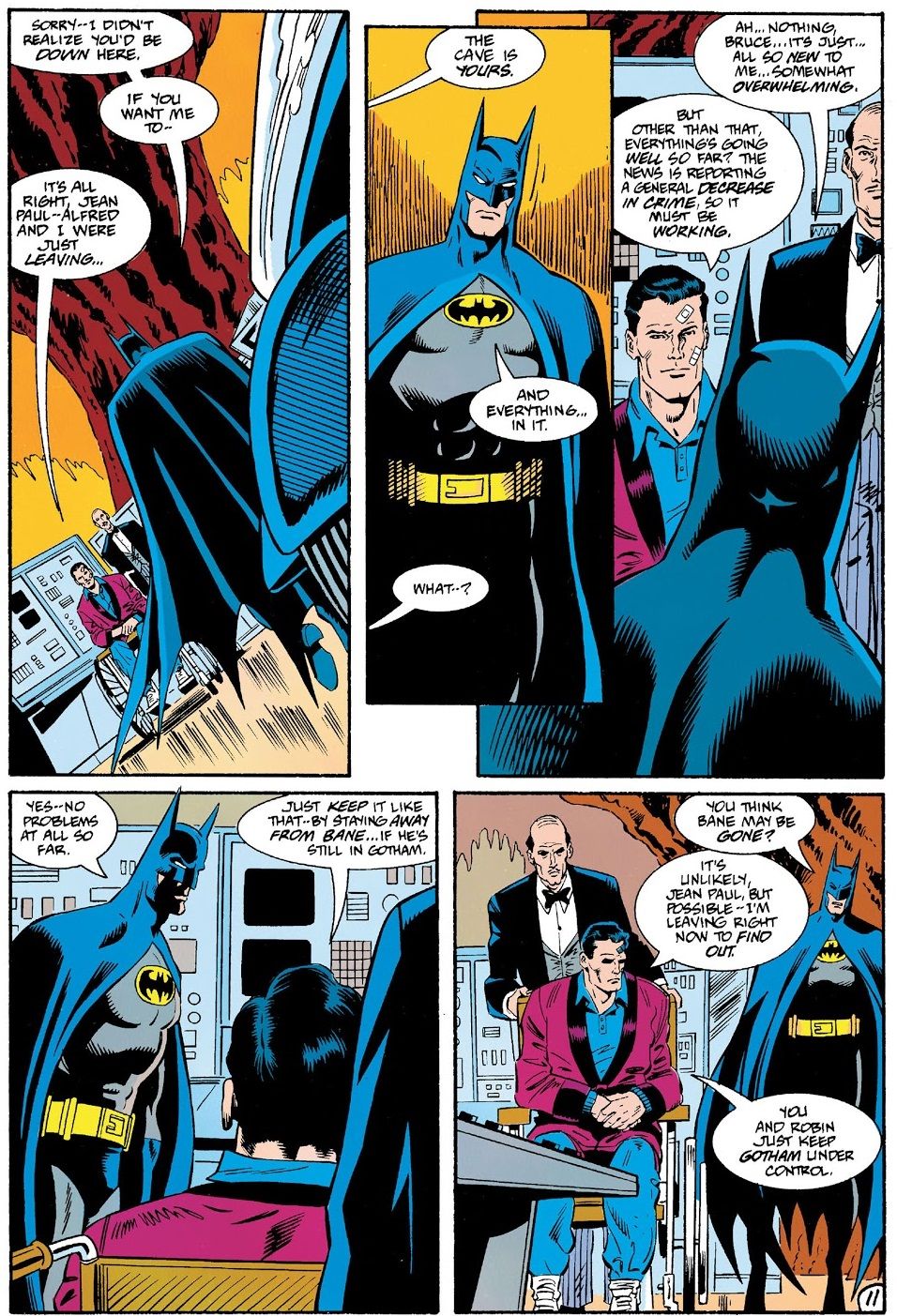 Catwoman Hitches a Ride With Bruce Wayne as Bruce Departs Knightfall