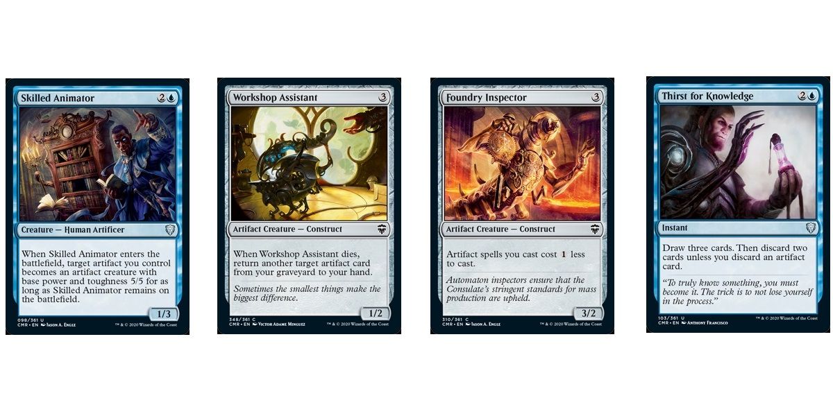 Mtg Blue Artifact Commander Deck Cgnpeb 6090