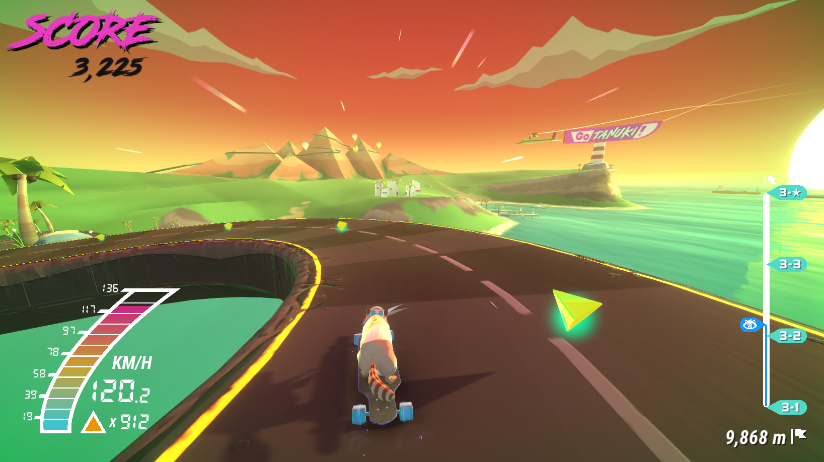 Tanuki Sunset: The Most Laid-Back Skateboarding Game EVER