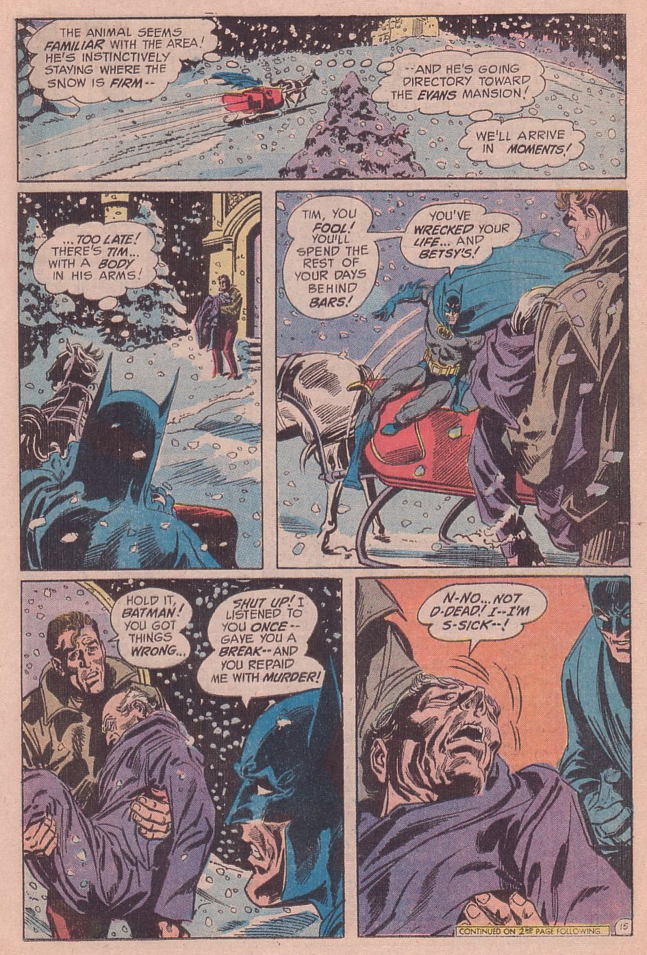 Batman Saves the Day Via a Mysterious Sleigh...From Santa Claus?