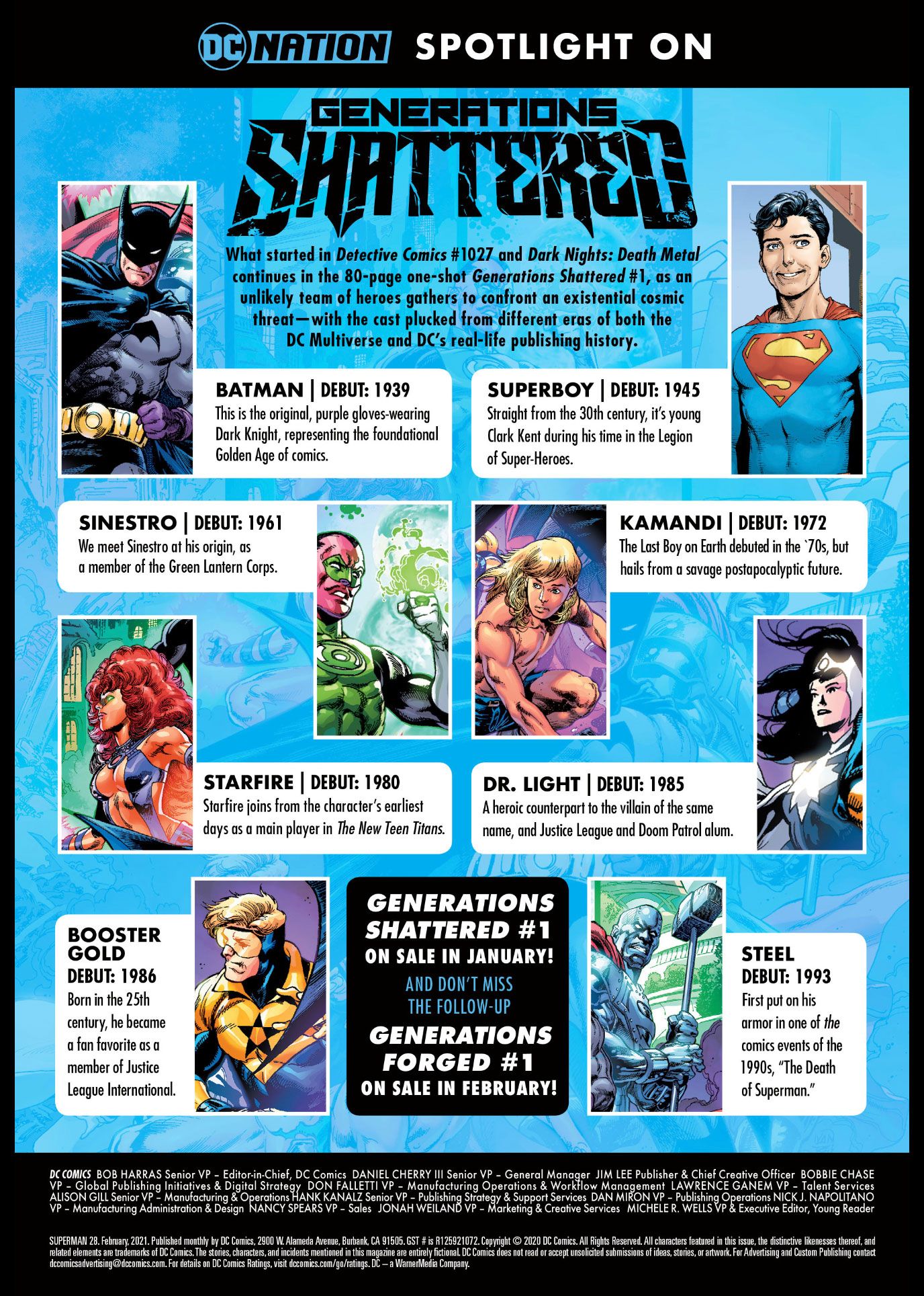 Which Batman, Superboy & More Star in DC's Generations Shattered