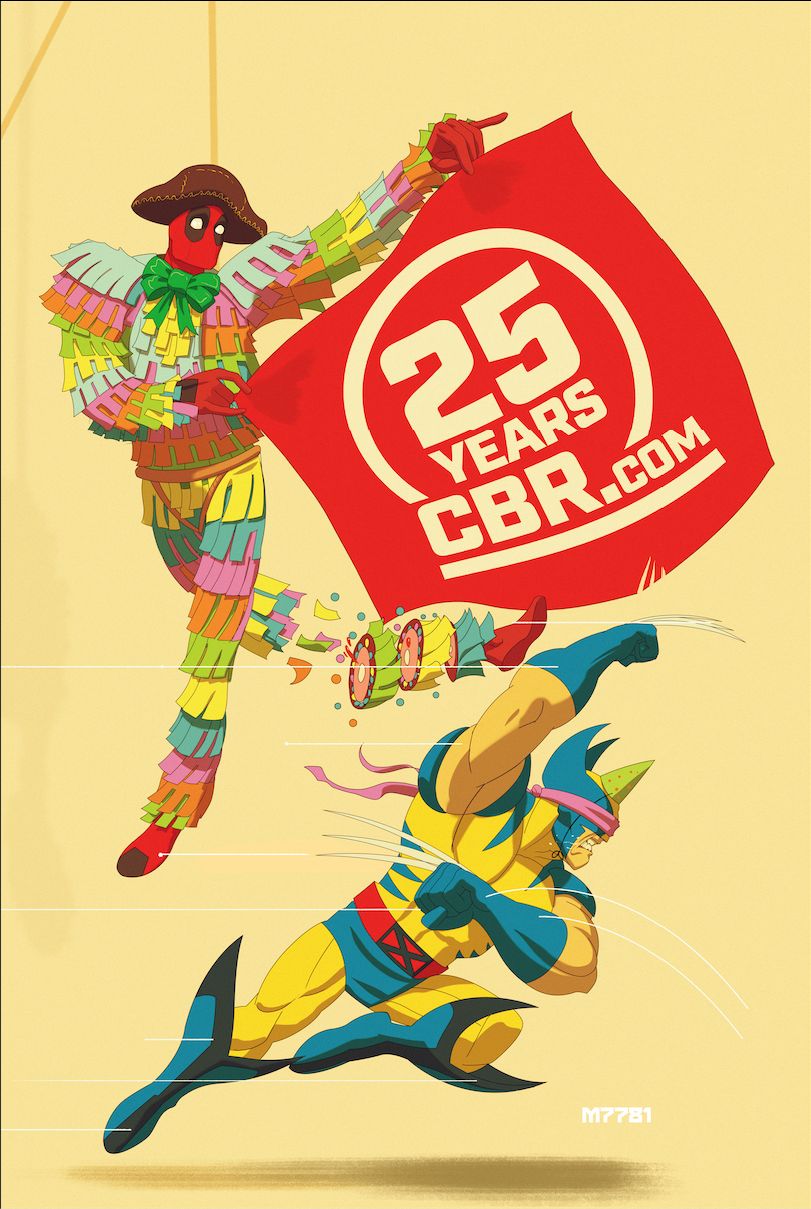 Line it is Drawn: Superheroes Celebrate CBR's 25th Anniversary