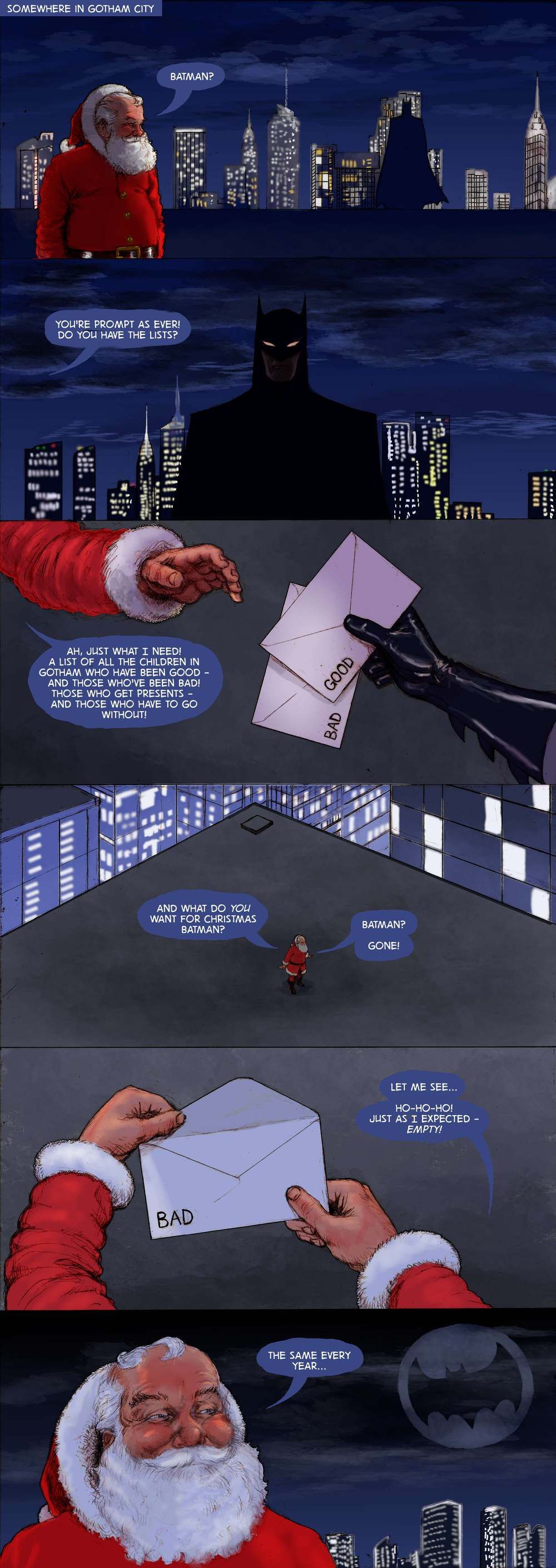 Line It is Drawn: Comic Book Christmas Spectacular