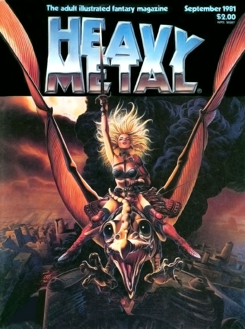 Heavy Metal Magazine: 10 Coolest Covers From The 1980s, Ranked