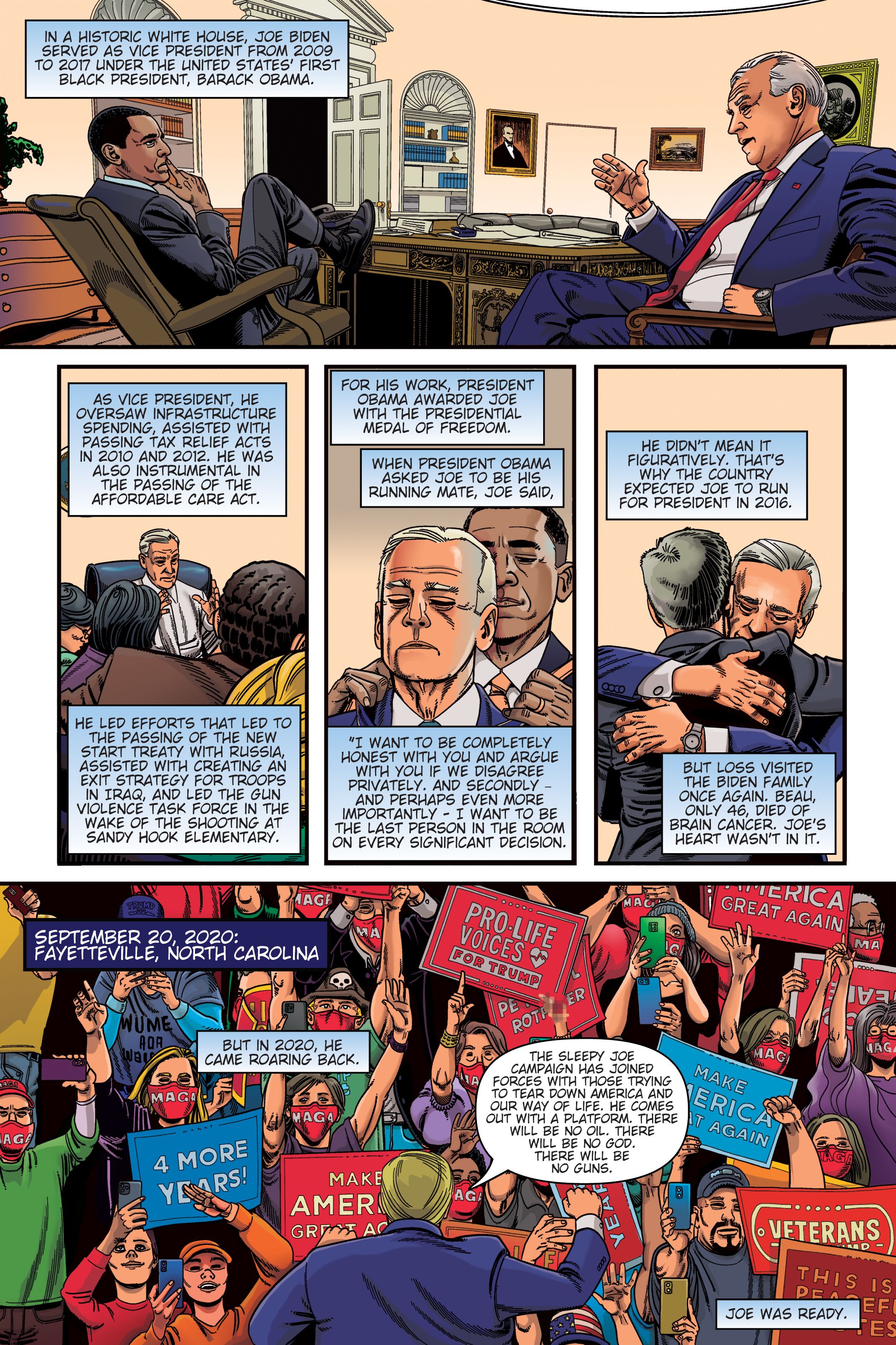 Biden and Harris Highlight TidalWave's Political Power Comics