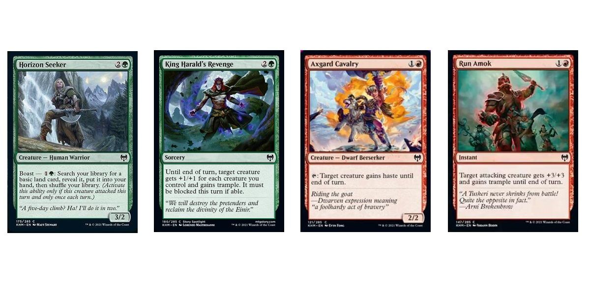 Magic: The Gathering - Kaldheim's Red/Green Archetype Is Ready for WAR