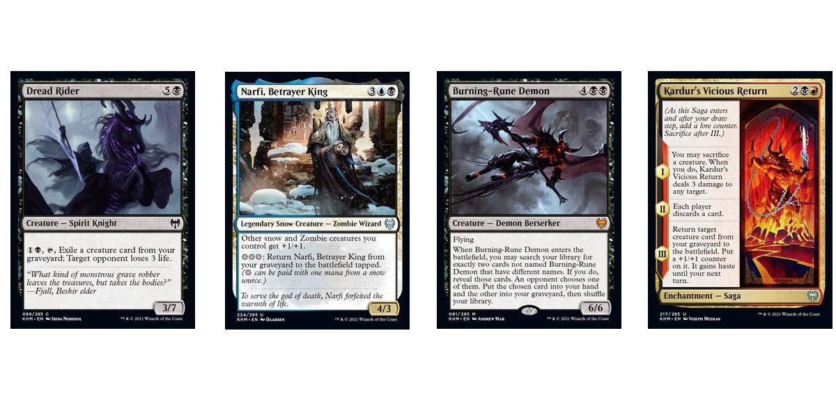 Magic: The Gathering - Kaldheim's Zombie & Aristocrats Decks Are ...