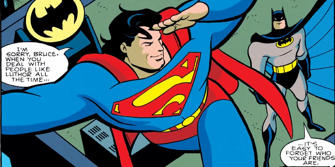 Batman: How Superman Originally Flew Into the DC Animated Universe