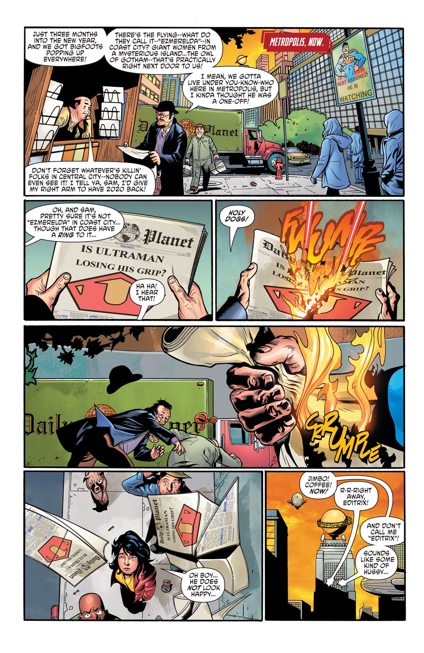 DC's Crime Syndicate #1 Shows Clark Kent Killed JFK