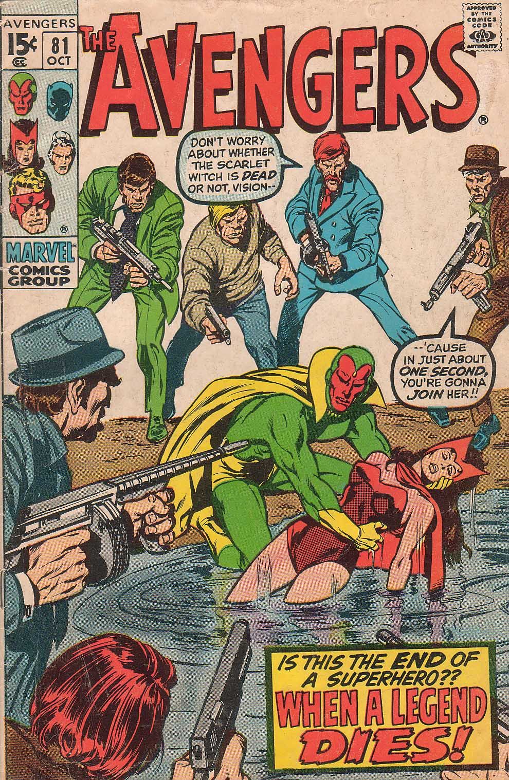 See The First Time That the Vision Caught the Scarlet Witch's Eye