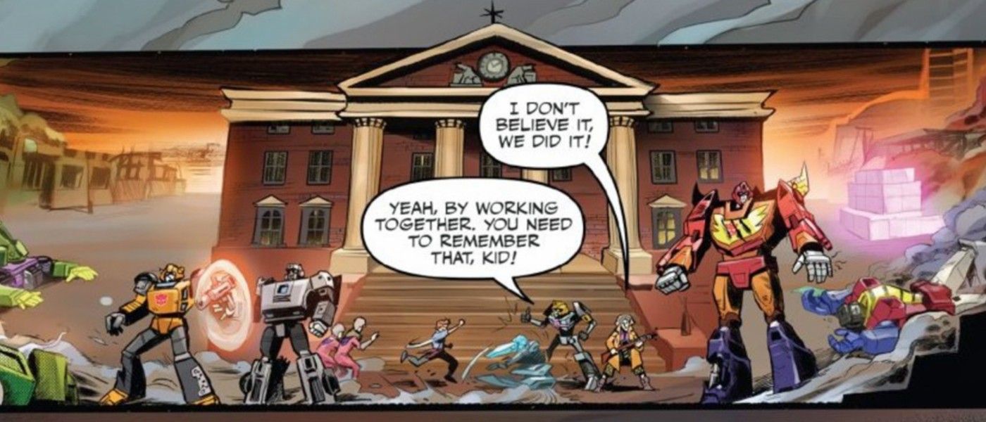 Transformers Back to the Future Totally Transforms a Hill Valley Landmark
