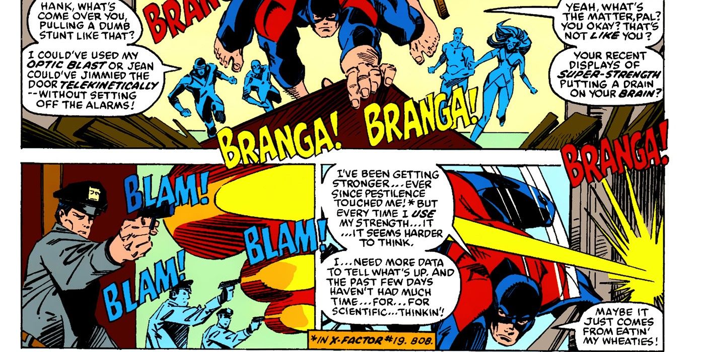 X-Men: How Beast's Most Devastating Devolution Stole His Mind