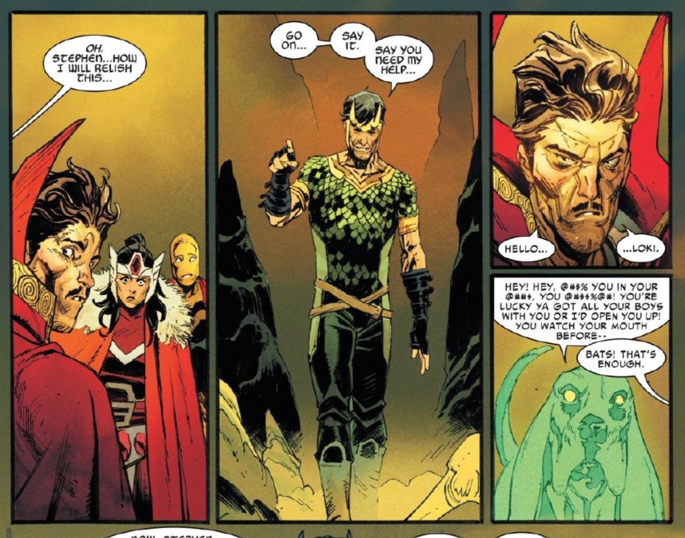 Thor Brings MCU Rivals Doctor Strange and Loki Together Against Donald ...