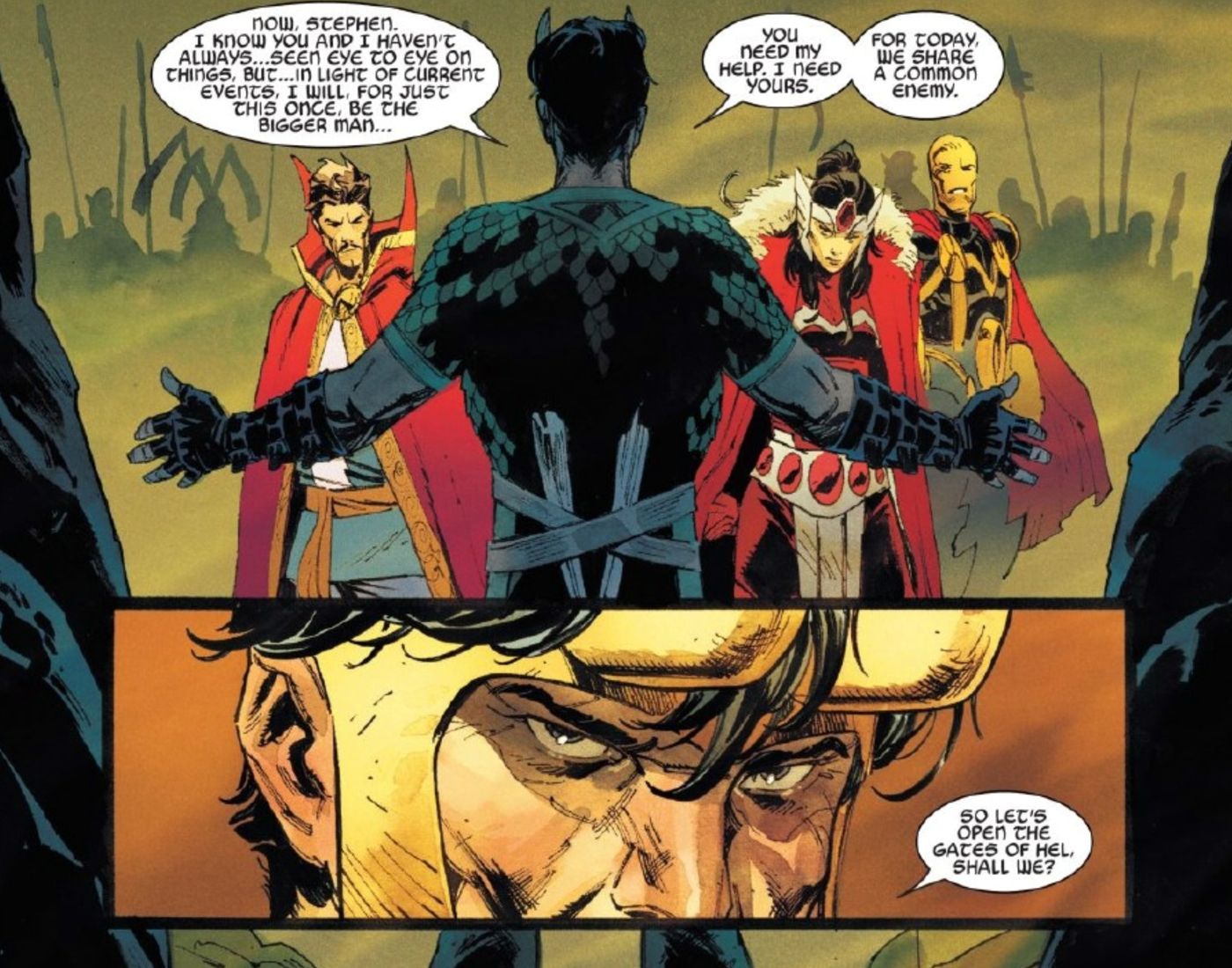 Thor Brings MCU Rivals Doctor Strange and Loki Together Against Donald ...