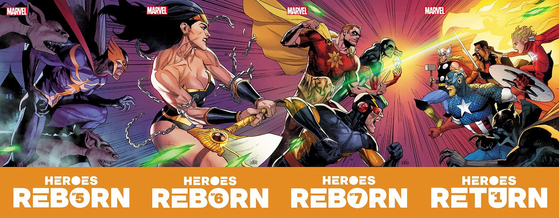Heroes Reborn Pits the Avengers vs Squadron Supreme in Heroes Return #1
