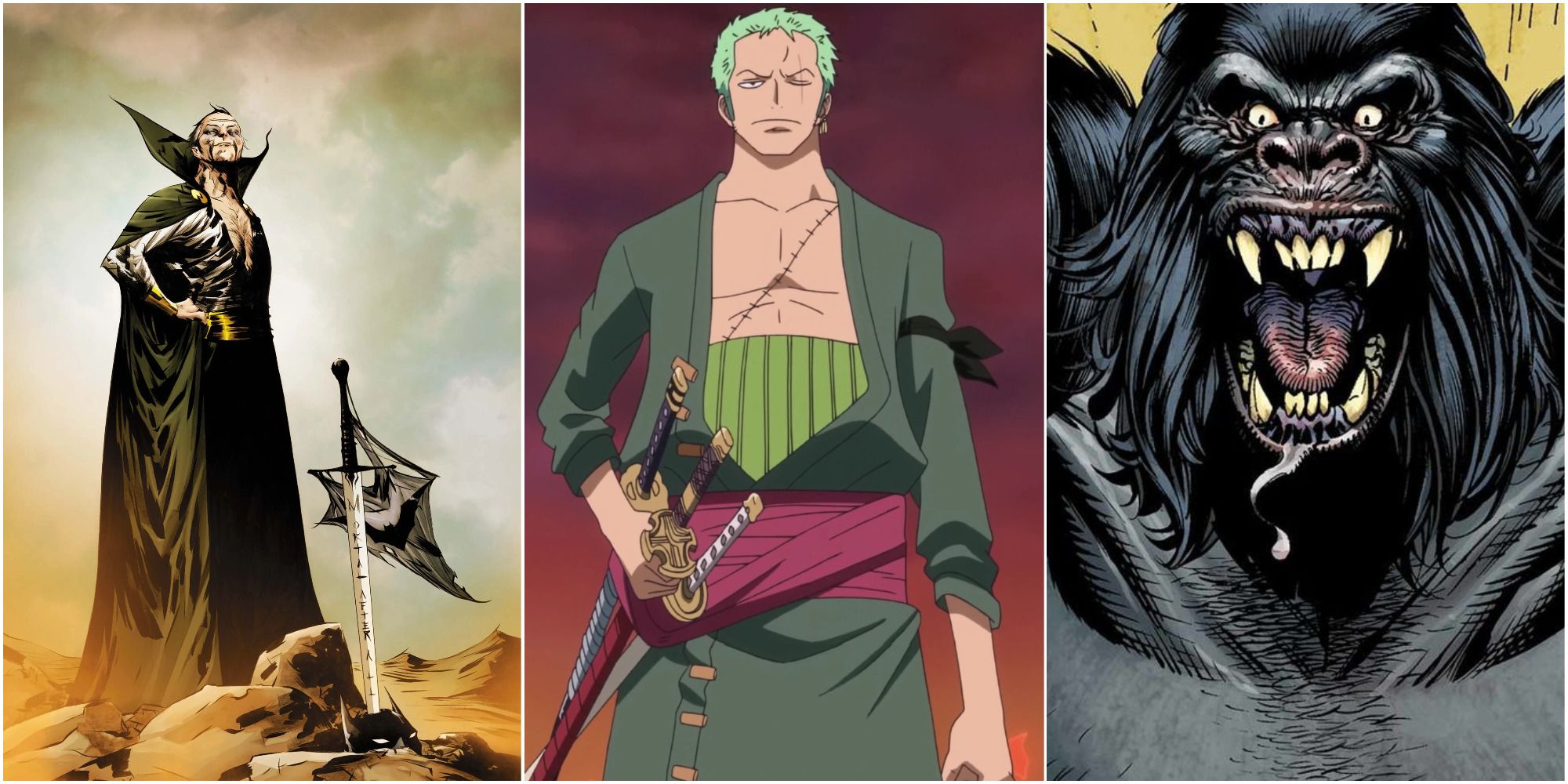 One Piece: 5 DC Villains Roronoa Zoro Can Beat (& 5 He Can't)