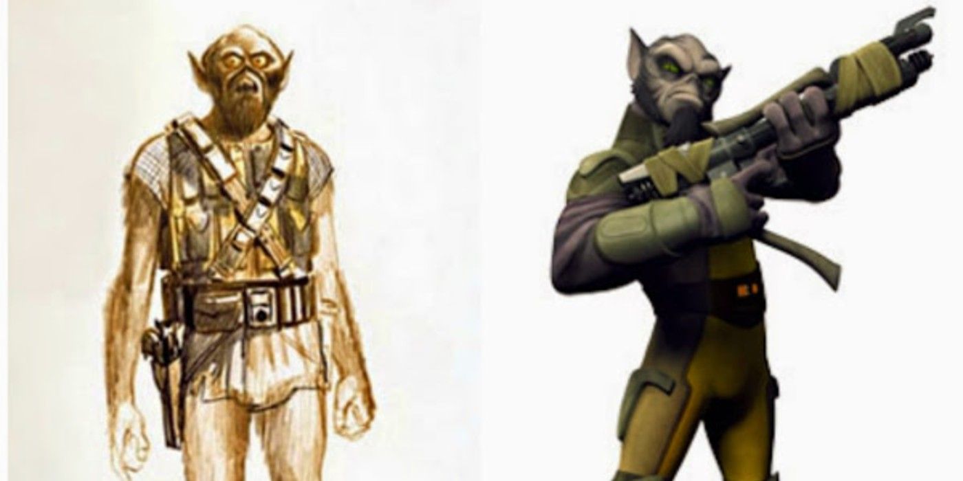 Star Wars: Chewbacca's Original Concept Art Inspired the Lasat Species.